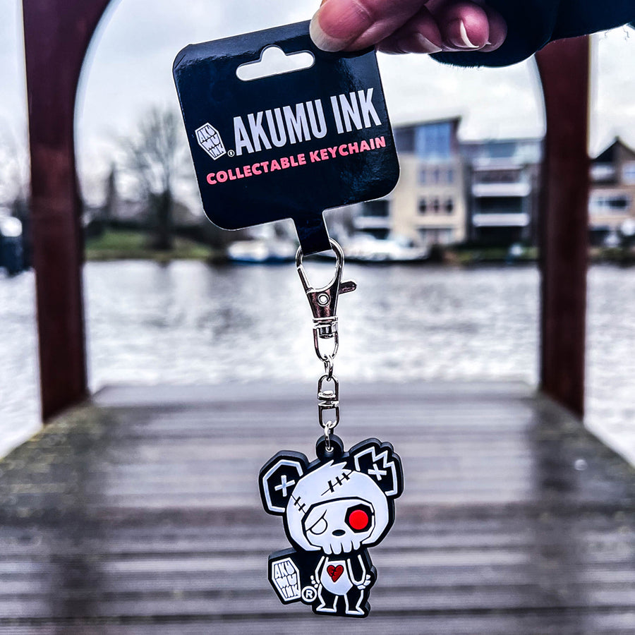 Sad Panda Keychain – Akumu Ink Clothing