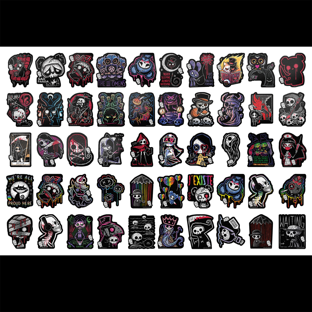 STICKERS – Akumu Ink Clothing